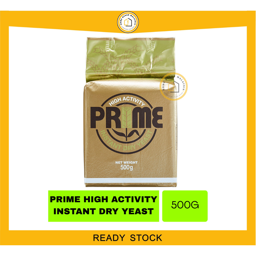 PRIME INSTANT DRY YEAST [HIGH ACTIVITY] 500G - HOME BAKER MALAYSIA ...