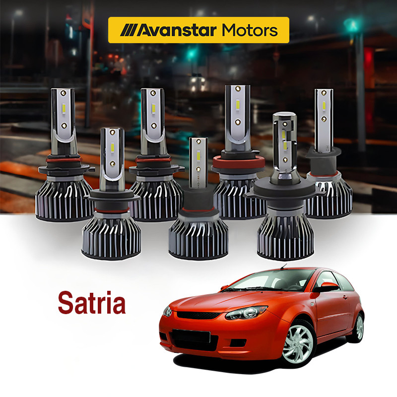 [PROTON] Satria/Ertiga/Exora/Gen2 2PCS Mini Type Car LED Headlight Bulb ...