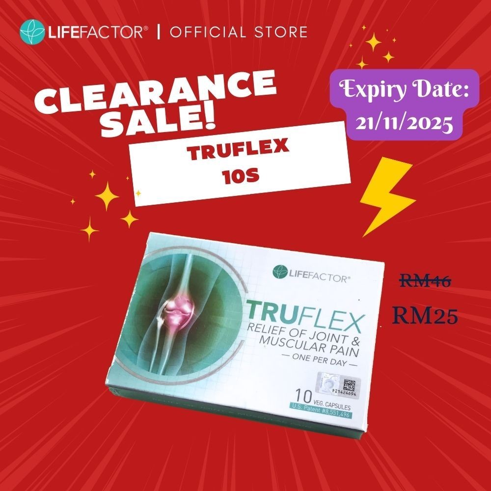 LIFE FACTOR® Truflex Clinically Proven to Relieve Joint Stiffness, Slow ...