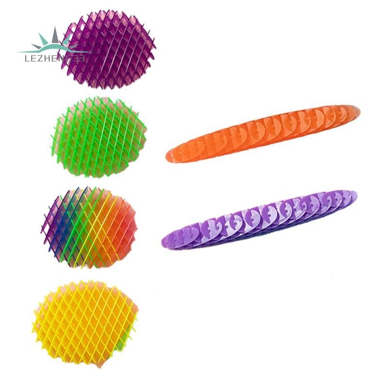 6PCS Worm Big Fidget Toy Fidget Worm Unpacking Morphing Worm Six Sided ...