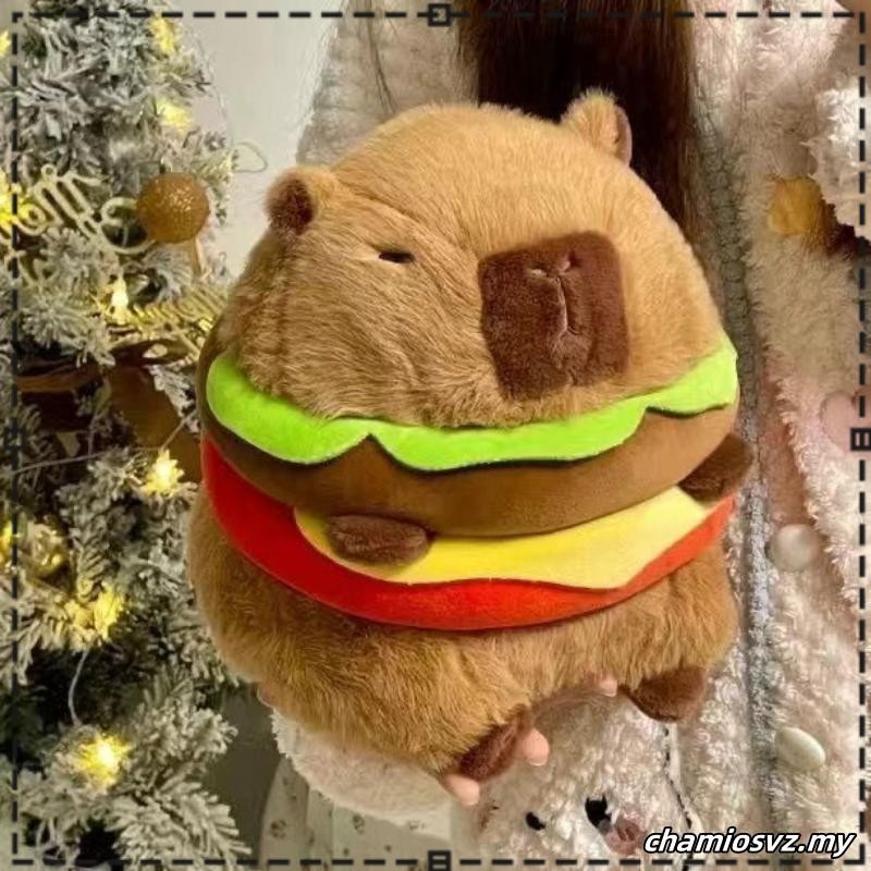 Capybara simulasi Plush Capibara Anime Fluffty Toy Kawaii Plushie Cute ...