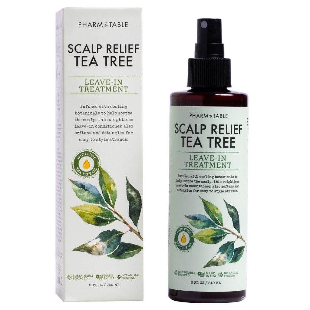 Scalp Relief Tea Tree Leave-In Conditioner, Soothes Itchy, Dry Scalp ...