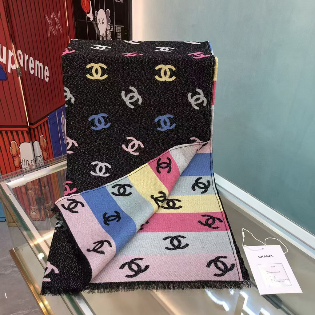Gaya Harum Serbaguna Musim Gugur Musim Sejuk Baru Tudung Pelangi Huruf ...