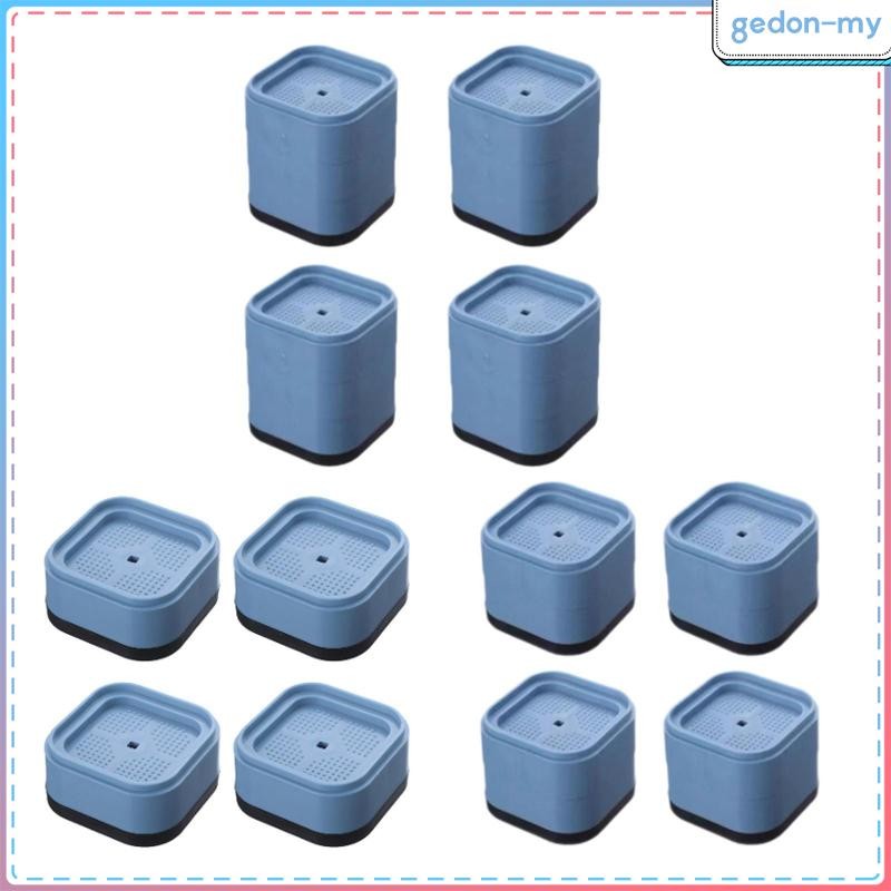 [GedonMY] 4x Furniture Raiser Blocks Desk Bed Risers Replacement Heavy ...