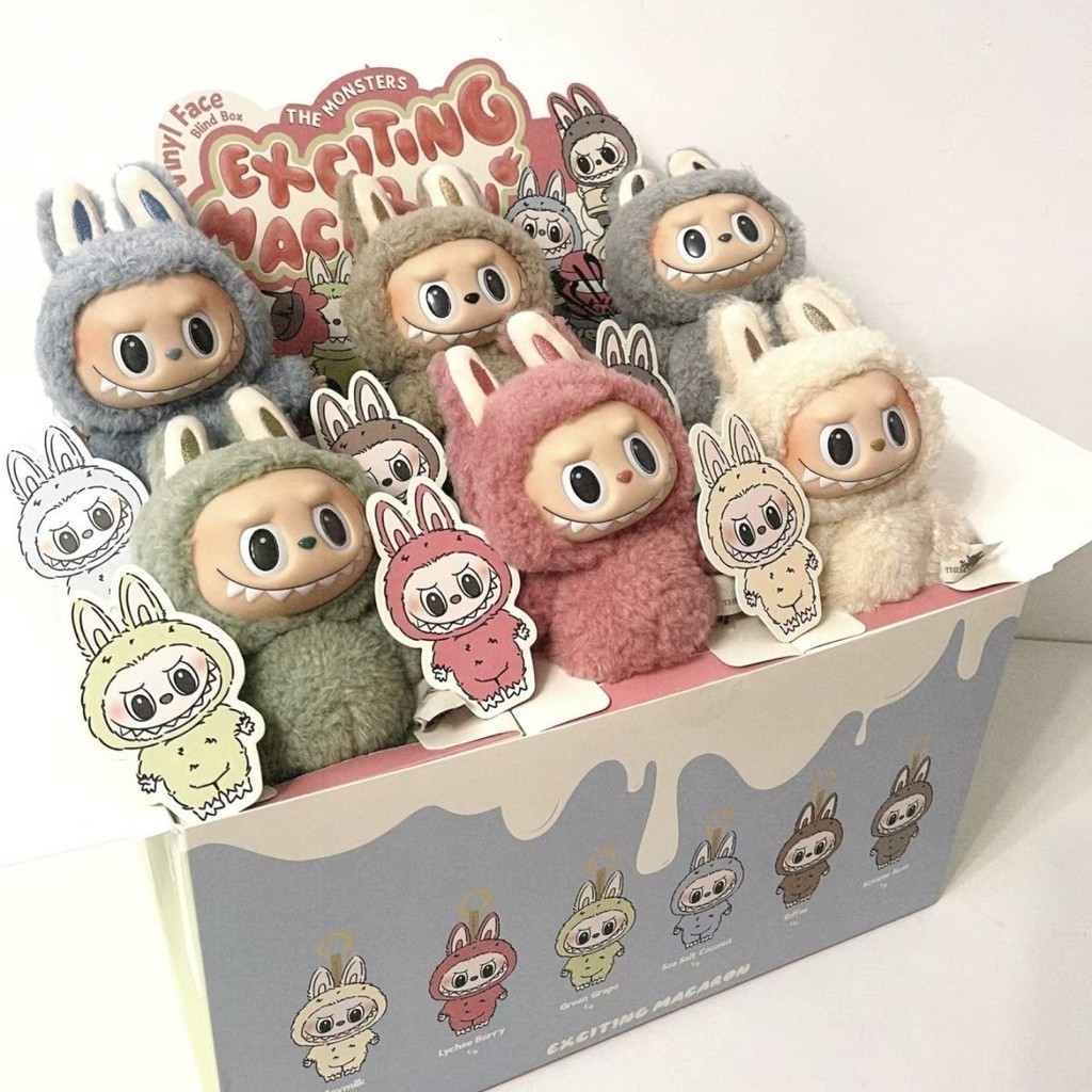 Genuine POPMART POPMART Mystery Box Rab Plush Heart Doll Macaron Vinyl ...