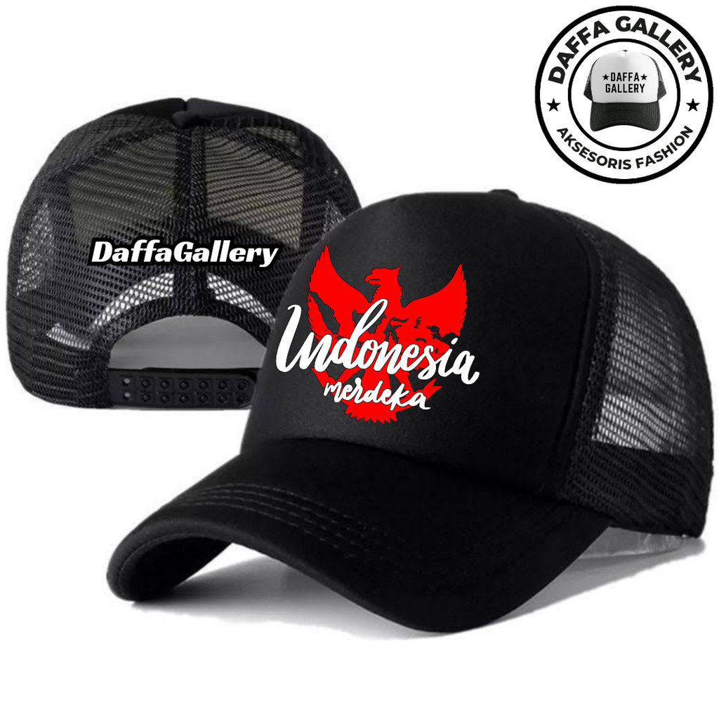 Daffaa Gallery MERDEKA INDONESIA Trucker Hats - GARUDA INDONESIA Distro ...