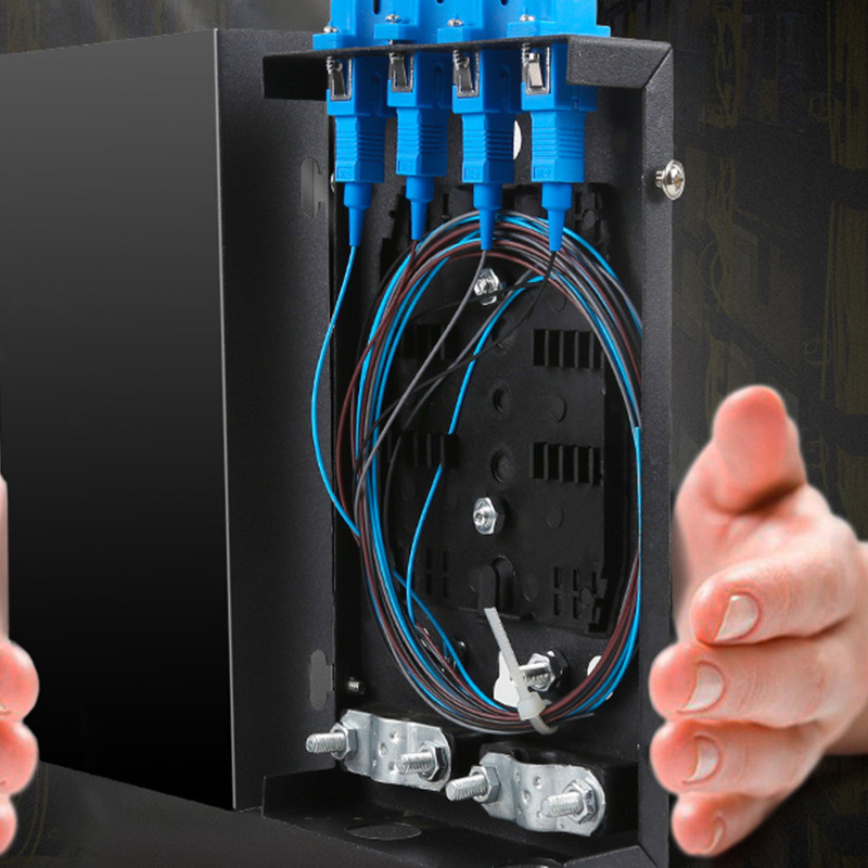 Full Loaded 4 Core Fiber Patch Panel SC LC ST FC FTTH Drop Cable Fiber ...