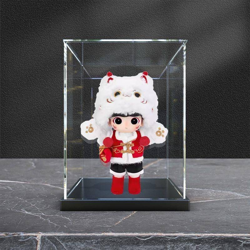 Suitable for POPMART POPMART Dimoo Lucky Cat bjd Figure Transparent ...