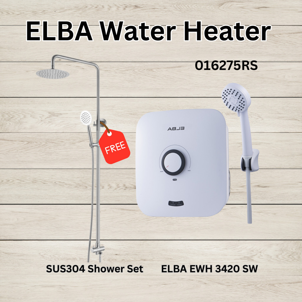 Elba Instant Water Heater | Snow White | ATTIVO Series | With AC ...