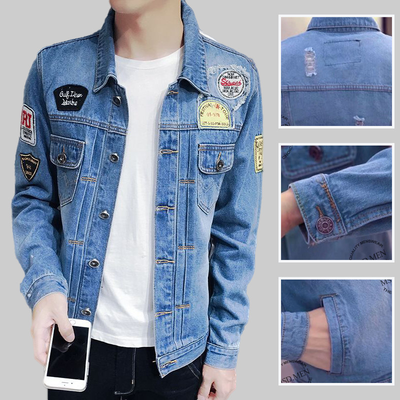 Maisida Ready Stock Men Coat Fashion Retro Loose Leisure Versatile ...