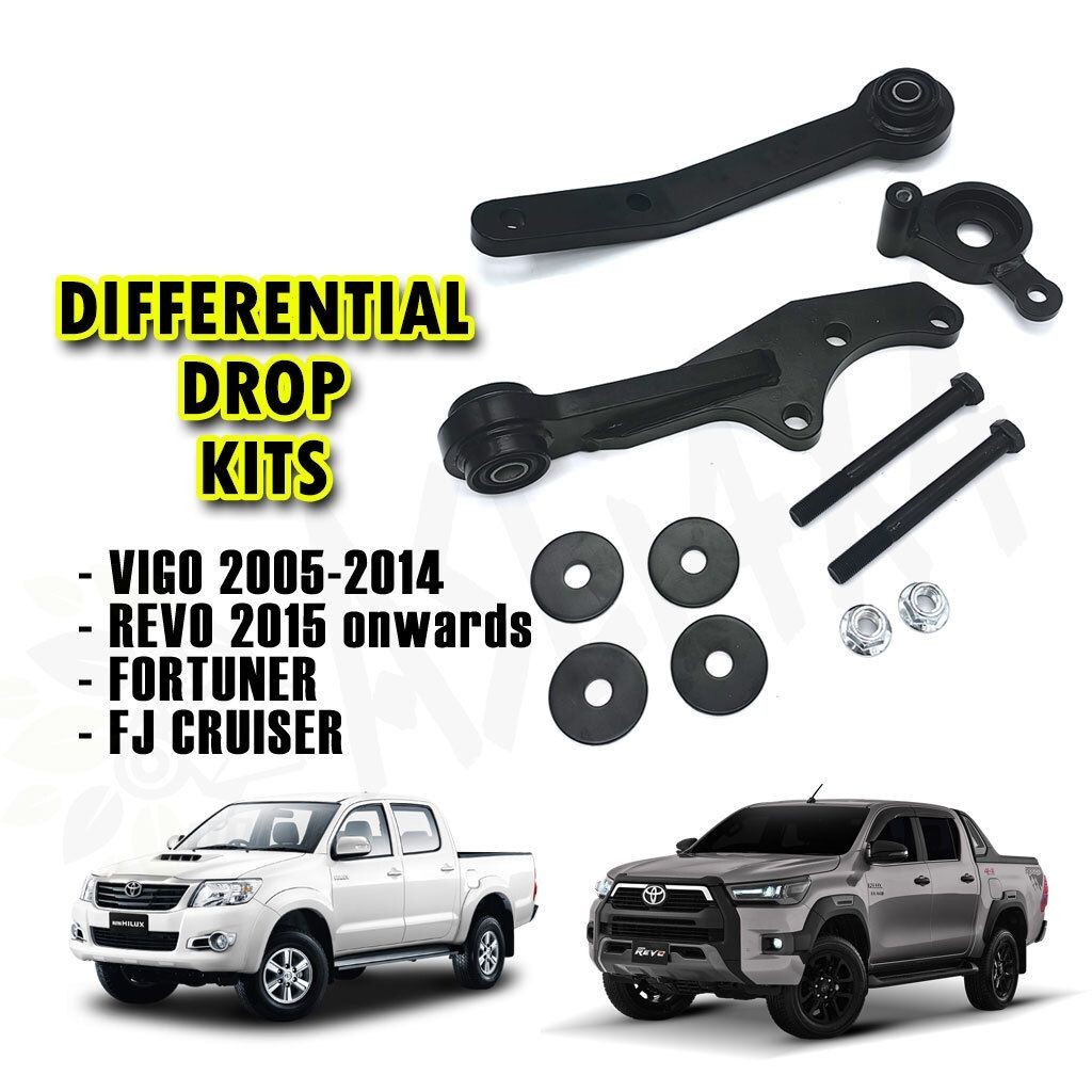 Diff Drop Kits For HILUX VIGO KUN25 KUN26 REVO ROCCO ROGUE FORTUNER FJ ...