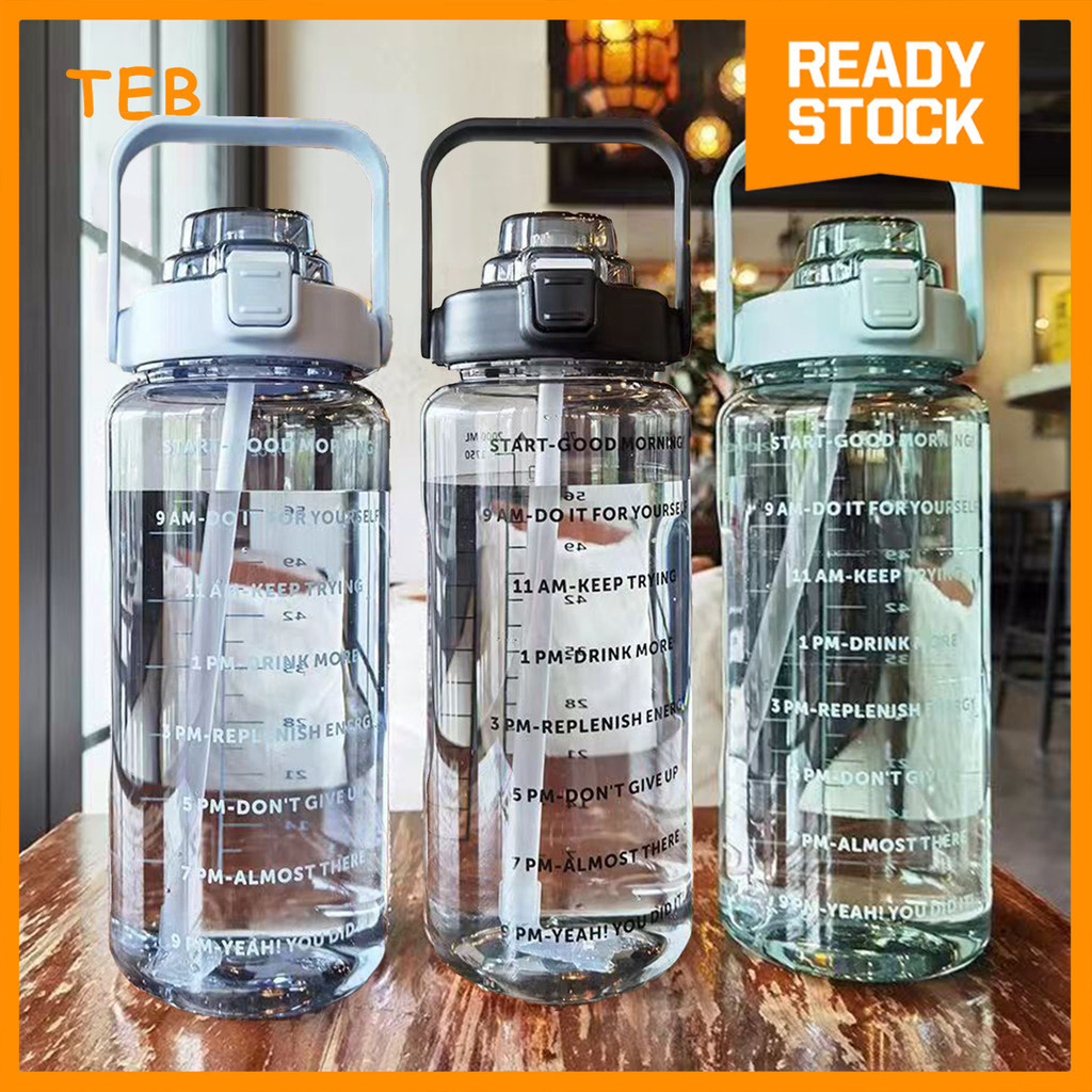 500ml / 2L Water Bottle for Gym & Outdoor / Botol Air 500ml / 2L Sesuai ...