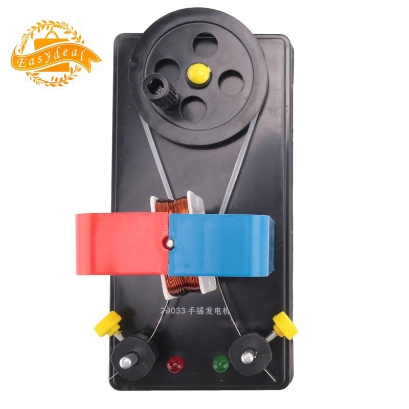 DIY Hand Electricity Generator Model AC-DC Electric Generator Physical ...