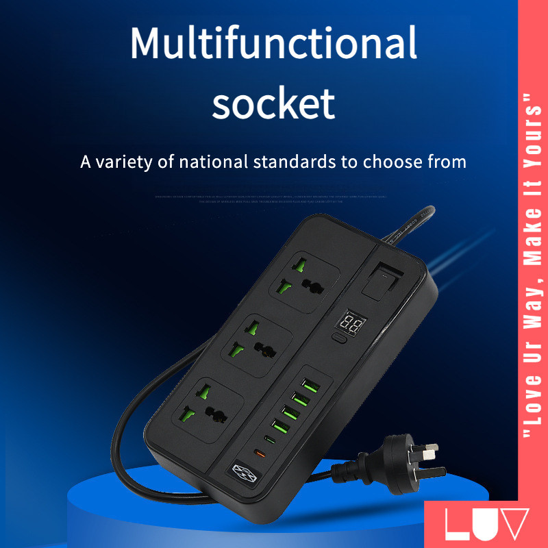 Multifunctional Power Socket-Converter Power Socket with USb+Type-c ...