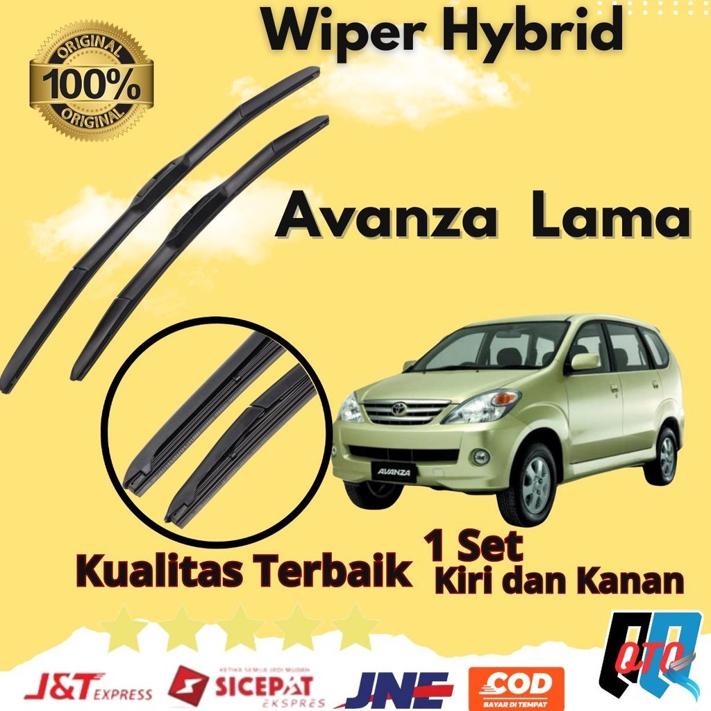 Toyota Avanza Old / All New Avanza / Grand New Avanza Car Hybrid Wipers ...