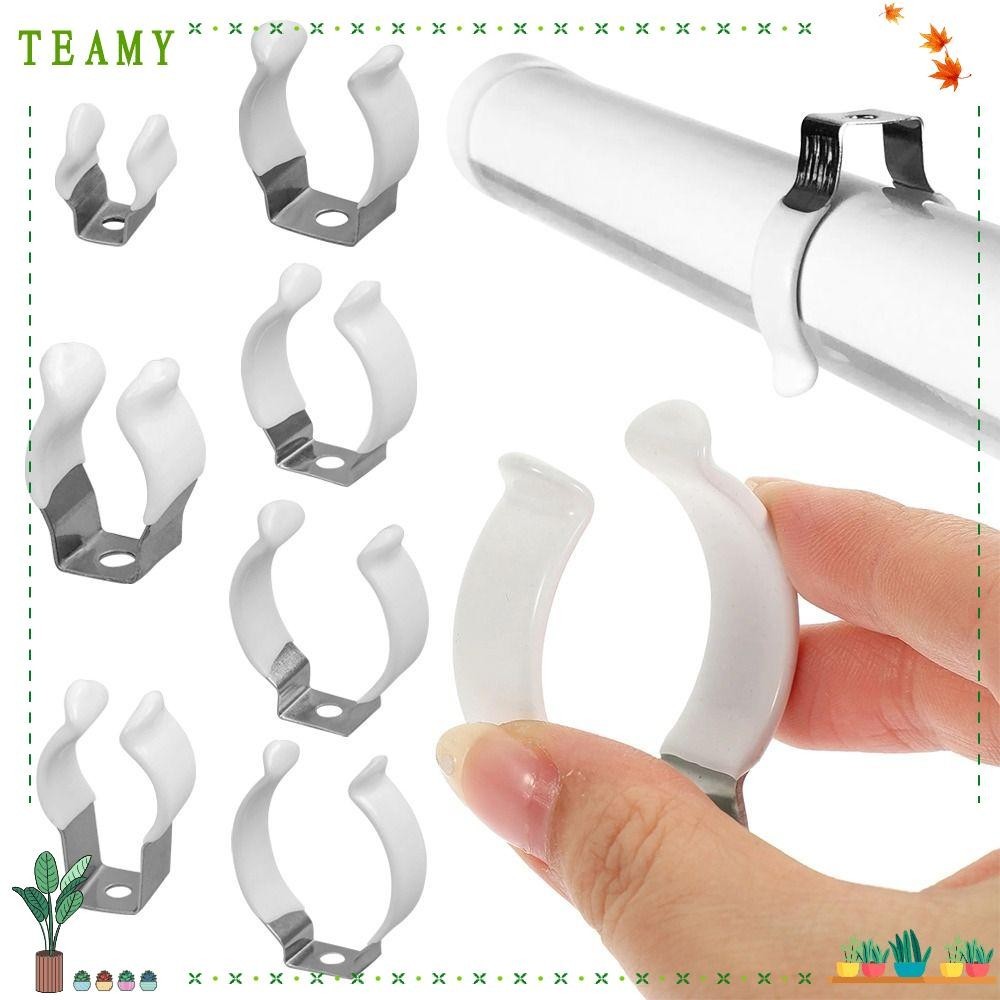 TEAMY 5Pcs Lamp Tube Clip, With Rubber Protection Base Tool Spring ...