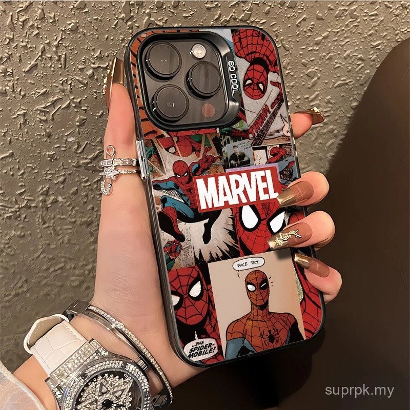 Pelekat keperibadian artistik poster Spiderman Kes telefon bimbit Apple ...