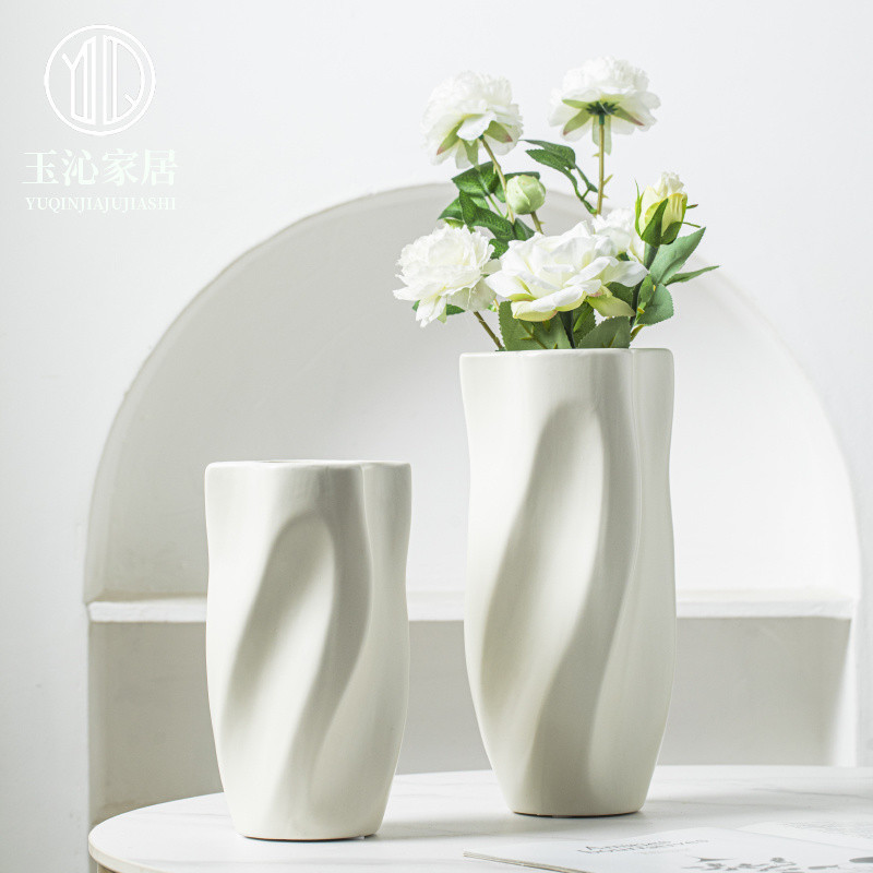 Nordic ins Modern high-end tembikar vas alat letak barang sederhana dan ...