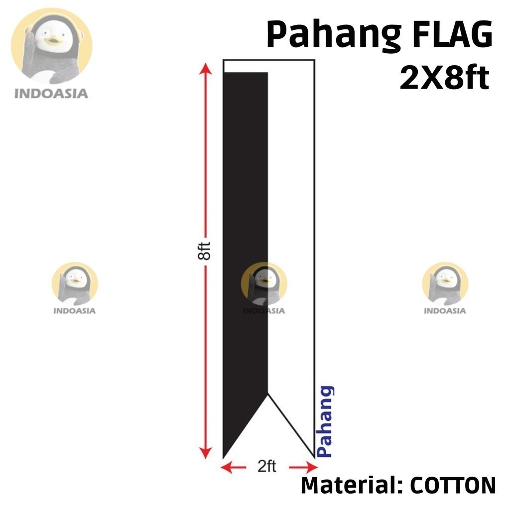 Bendera Negeri Pahang Pahang Darul Makmur2x8ft Pahang Flag Cotton Flag Bendera Pahang -FPH28 ...