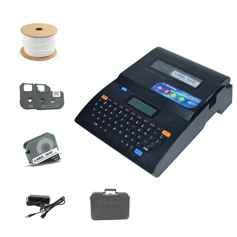 Cable ID Printer+Can Connect PC Electronic Lettering Machine PVC Tube ...