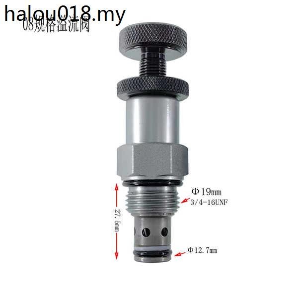 Hydraulic Overflow Valve RV08.10.06 Pressure Valve Adjustable Thread ...