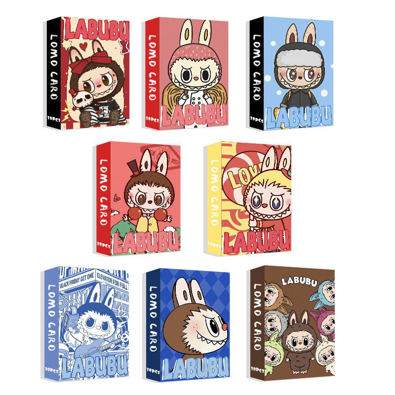Labubu Double-sided Lomo Card Photocard 30pcs/box | Shopee Malaysia
