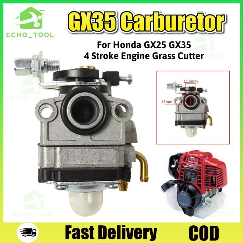 Carburetor Carb Honda GX25 GX35 4 Stroke Engine Grass Cutter Chainsaws Spare Part Replacement ...