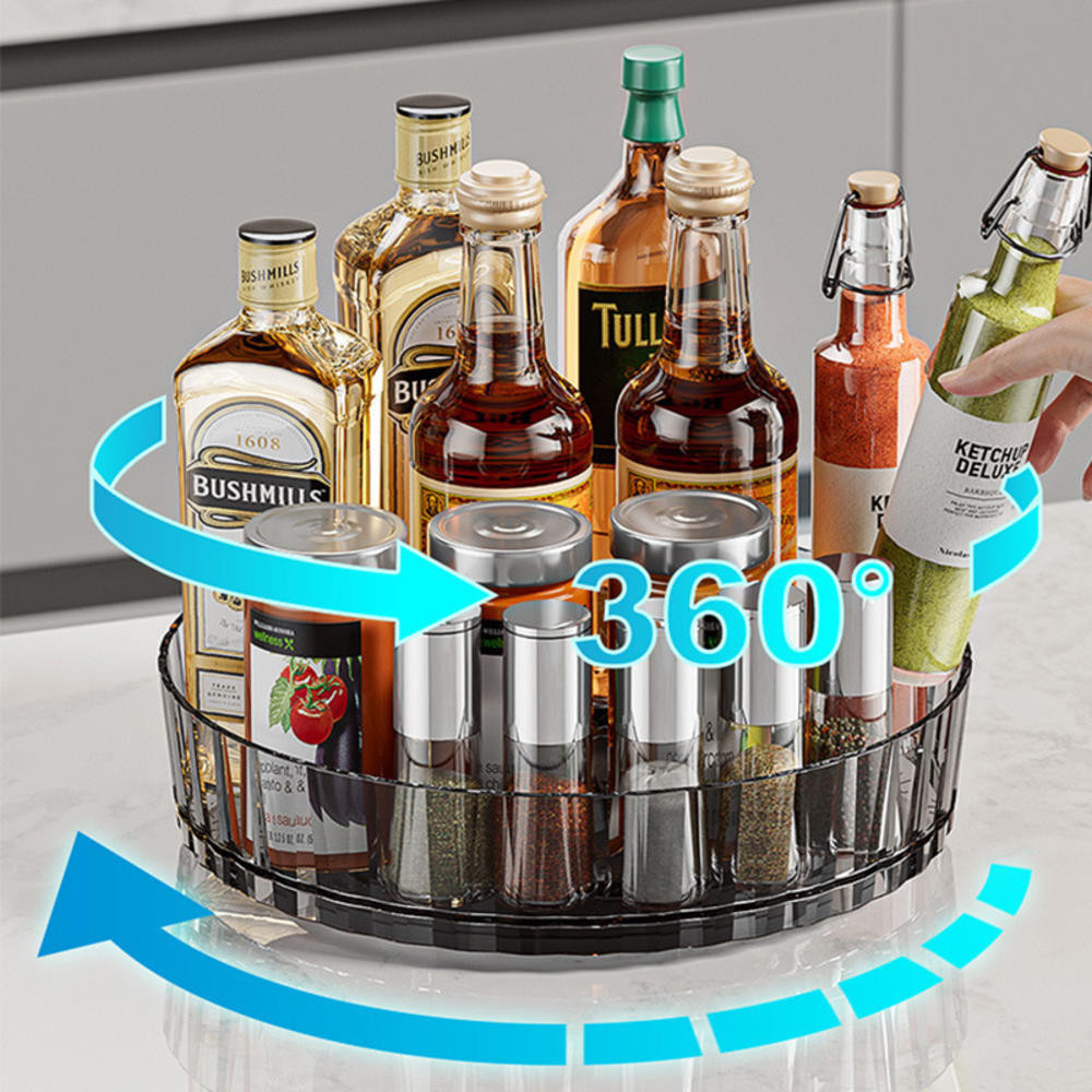 Pantry Organizers Turntable Organizer 360 Rotating Storage Rack for ...