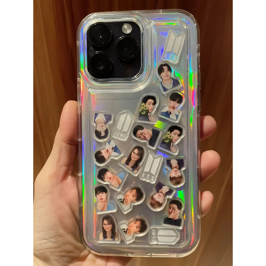 COD Customized Shaker Case Acrylic Head Small Piece 1cm 1.5cm 2cm DIY ...