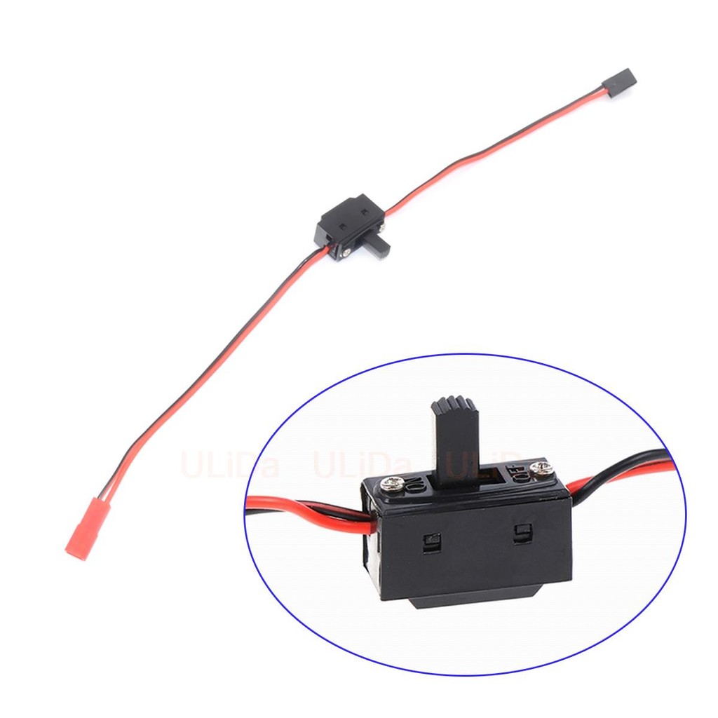 Receiver Power On / Off Battery RC Switch With Futaba / JR JST ...