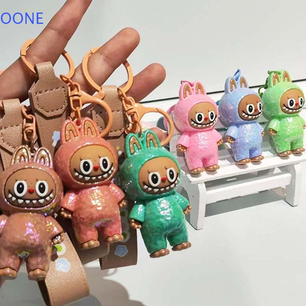 OONE Labubu Key Pendant, Cartoon PVC Labubu Doll Keychain, Car Key ...