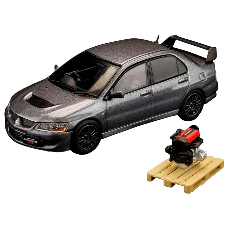 HJ64 1/64 Mitsubishi Lancer Evolution 8 MR GSR with Engine Display ...