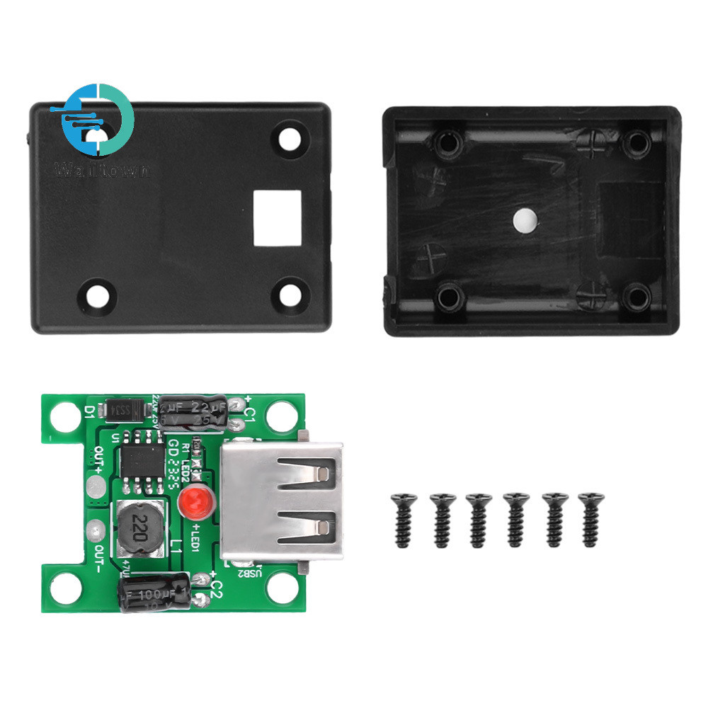 5V 2A Single USB Solar Regulator Module Solar Charger DIY DC5-22V Input ...