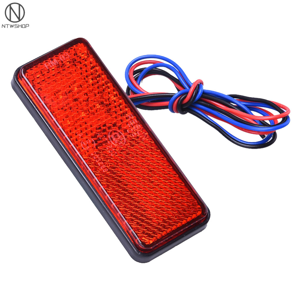NTW Motorcycle LED Brake Light Rear Light Brake LED Reflector Motorbike ...