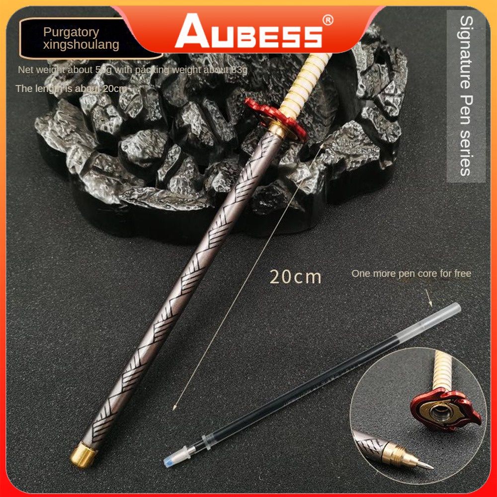 20cm Demon Slayer Series Gel Pen Kimetsu No Yaiba Tanjirou Kyoujurou 0 ...