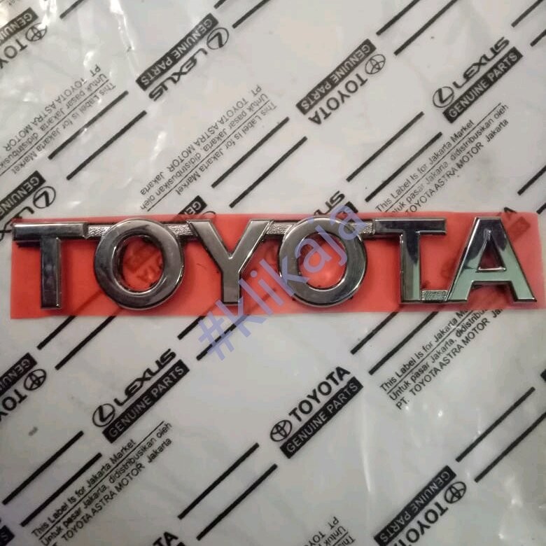 Original Toyota Letter Emblem | Shopee Malaysia