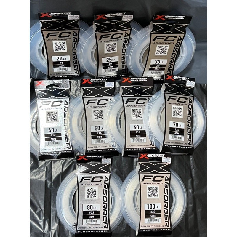 YGK X BRAID ABSORBER GALIS 60M 100% FLUOROCARBON FISHING LINE 🔥Ready Stock🔥 100% Original🔥 ...