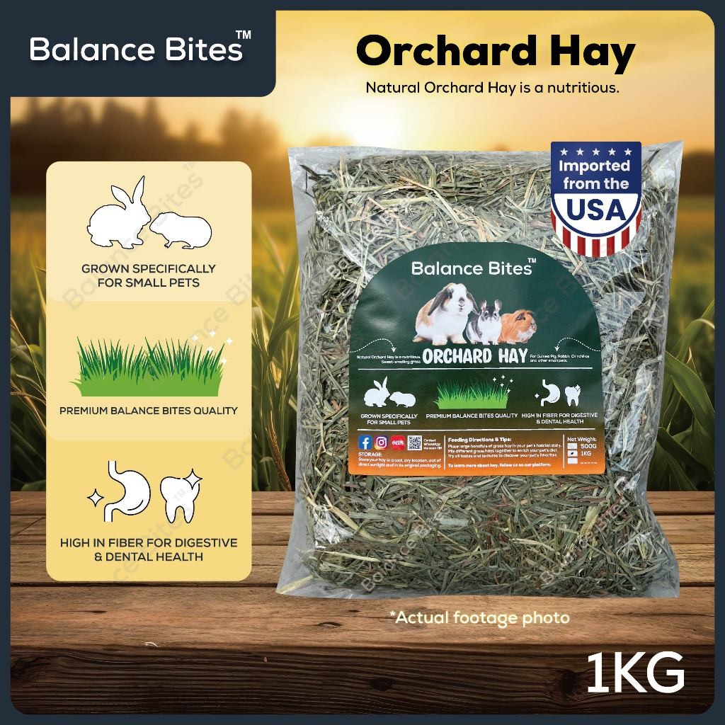 Balance Bites Premium Orchard Hay 1KG | Shopee Malaysia