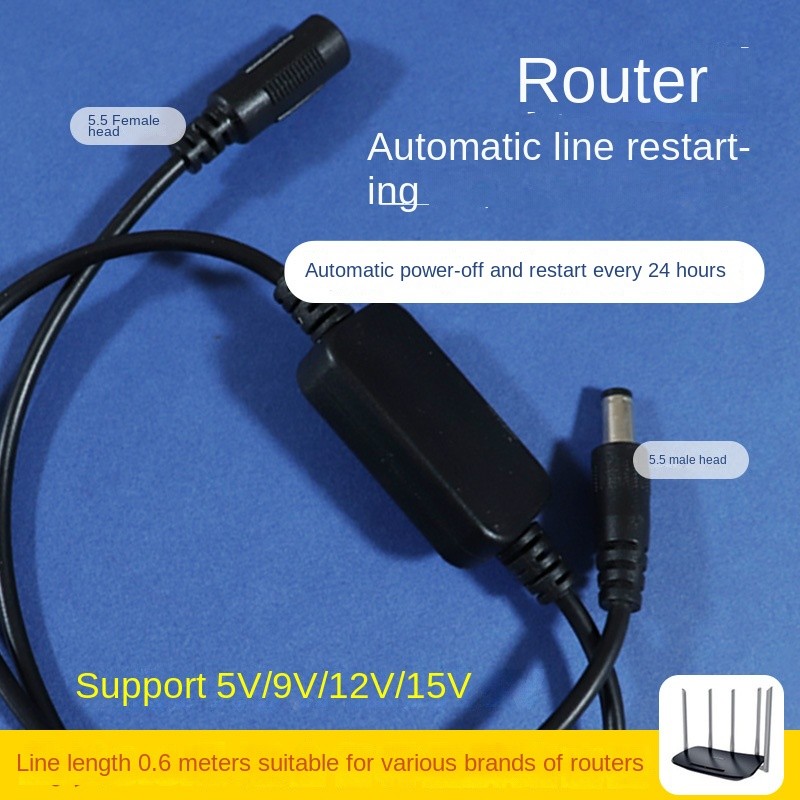 Router Timed automatic power off Reset restart controller Timed power ...