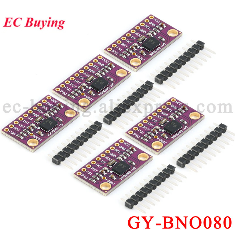 2Pcs/1pc BNO080 AR VR IMU Nine Axis 9DOF AHRS Sensor Module 9-axis High Accelerometer Gyro ...
