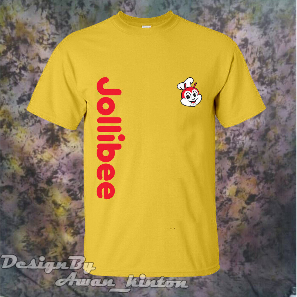 Mens Tshirt Jollibee Logo Yellow Color Usa Size | Shopee Malaysia