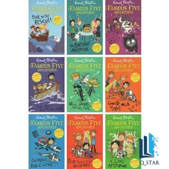 Famous five story book (Enid Blyton) 9 books | Shopee Malaysia