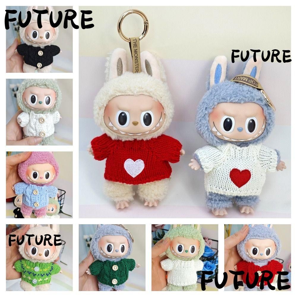 HL-FUTU Labubu Sweater, Knitted Multiple Styles Labubu Wears, Mini ...