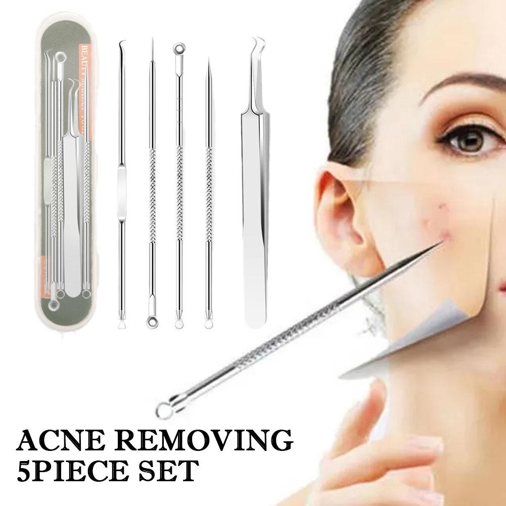 Stainless Steel Acne Clip Set Acne Pimples Spot Kit Removal W7r3 ...
