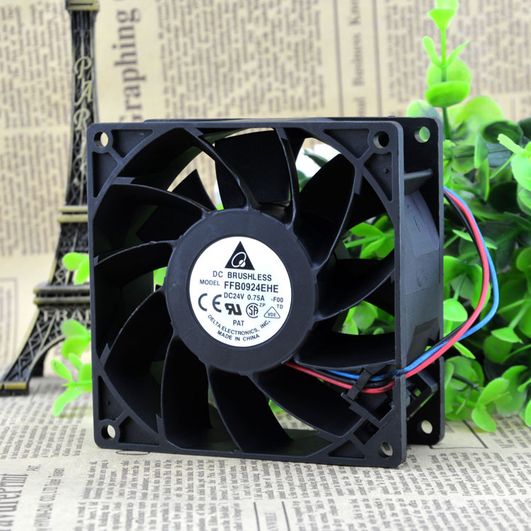 Original Delta FFB0924EHE 24V 0.75 A 9038 9CM ABB Inverter Fan | Shopee ...