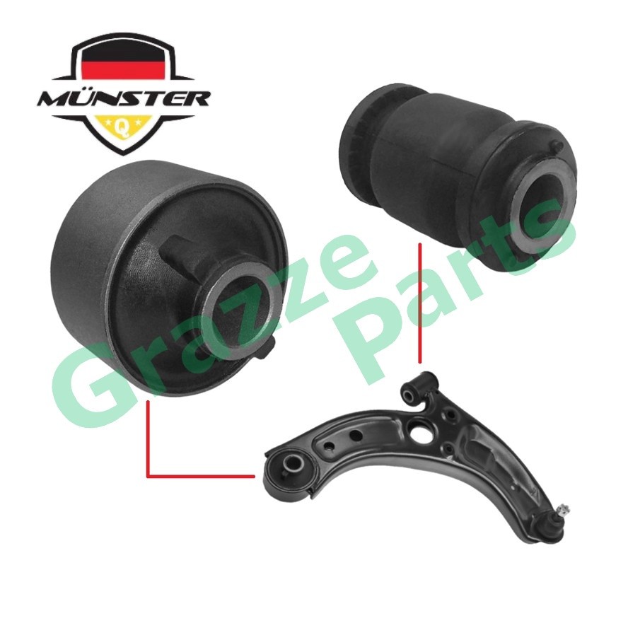 (1pc) Münster Front Lower Control Arm Bush ( Big / Small ) for Perodua ...