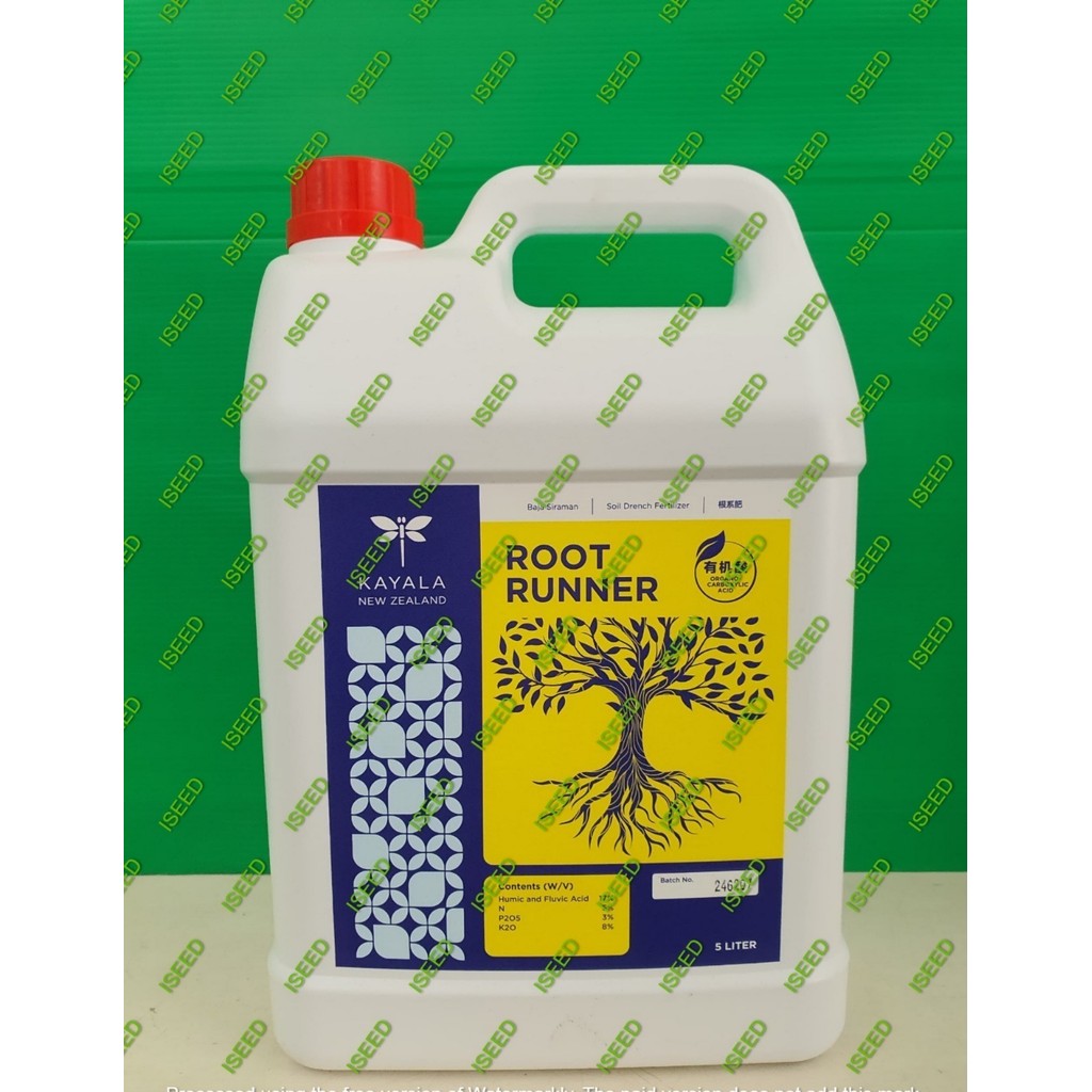 KAYALA ROOT RUNNER 5 LITER ( BAJA SIRAMAN PENGGALAK AKAR HUMIC ASID ...