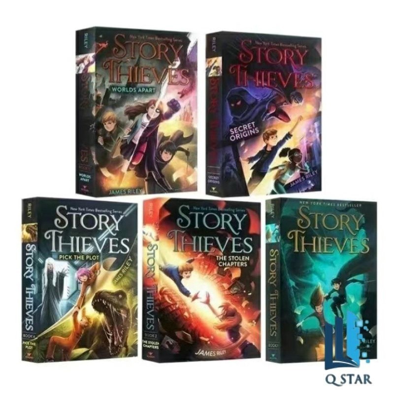 Story thieves Novel Story Books (5 books) | Shopee Malaysia