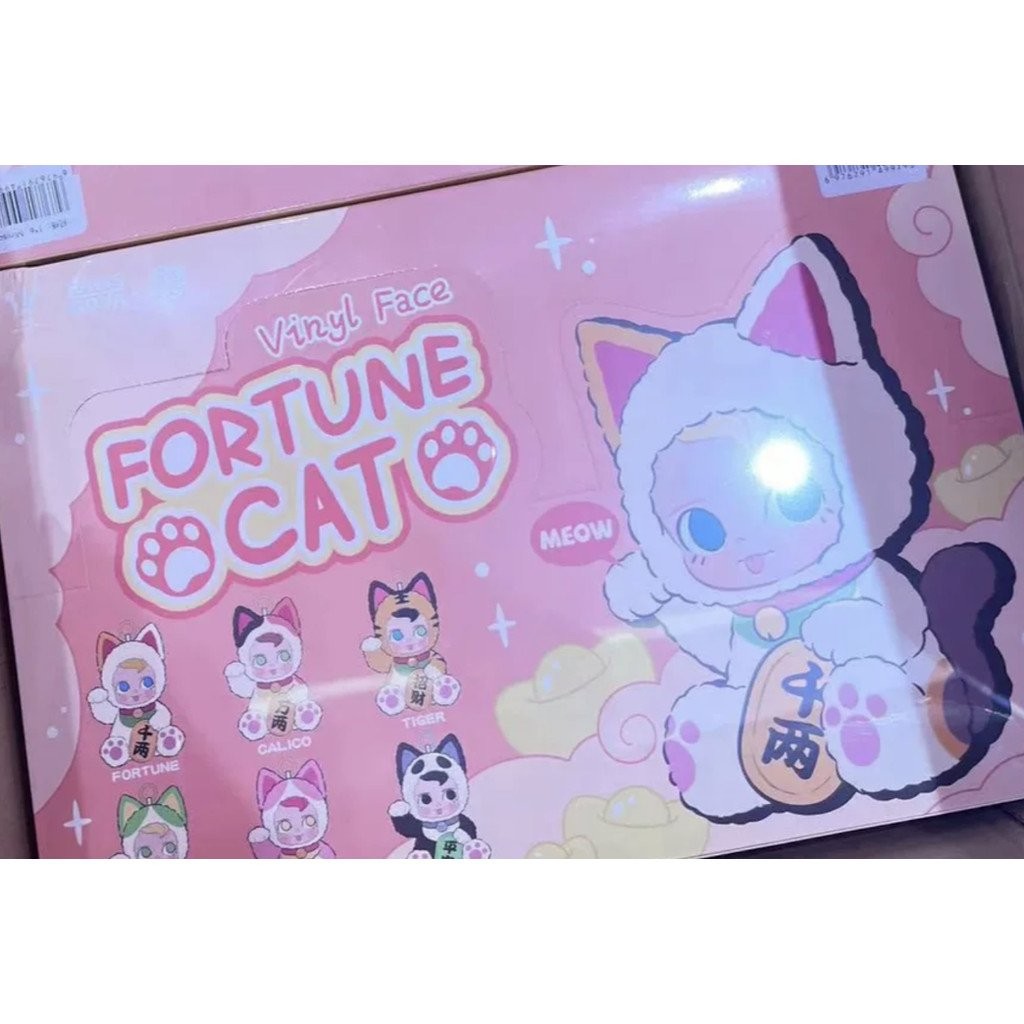 miniso Samsam Lucky Cat Vinyl Face Plush Pendant Blind Box Stuffed toy ...