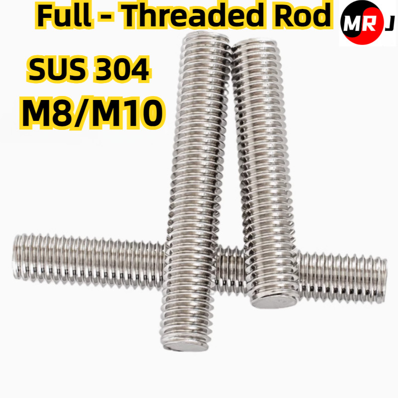 [MRJ] 304 Stainless Steel Full Threaded Tooth Rod Screw Screw Screw M8 ...
